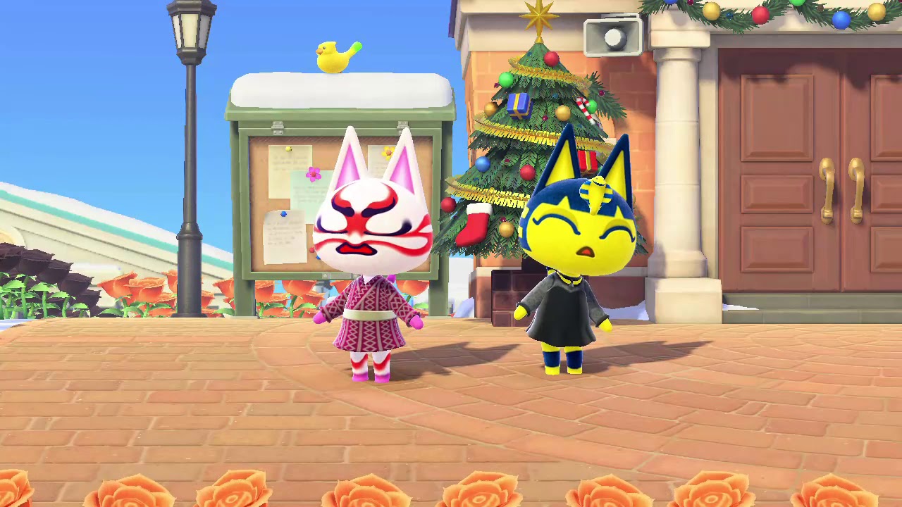 ACNH: Kabuki and Ankha singing 💖🎶 - YouTube