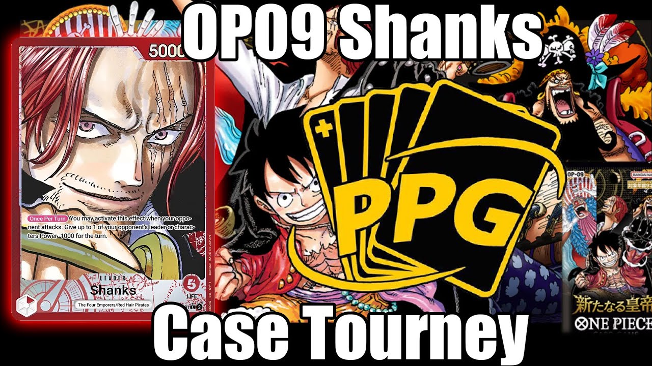 [OP09] 2nd Place 5-1 Shanks PPG Case Tournament | One Piece Card Game ...