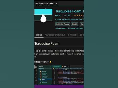 Aesthetic VS Code Theme! #vscode #coding - YouTube
