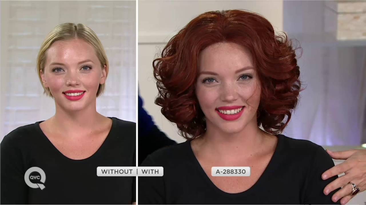 LUXHAIR by Sherri Shepherd Soft Curl Lace Front Wig on QVC - YouTube