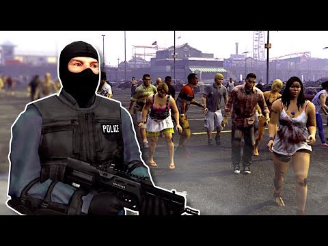 HUGE ZOMBIE HORDES IN ABANDONED CITY! - GTA 5 Zombie Survival