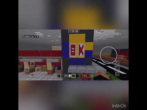 Building a Burger King in Minecraft ~ Walkthrough - YouTube