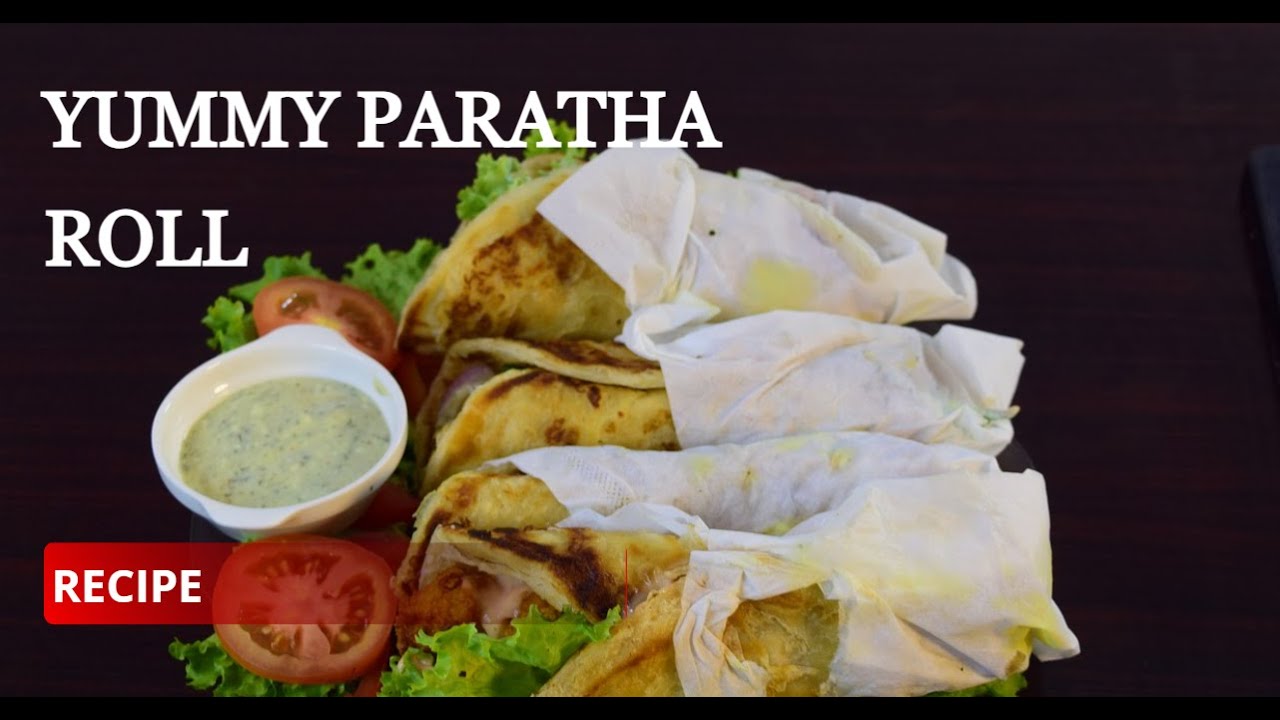 Chicken Paratha Roll Recipe by cooks corner secrets - YouTube