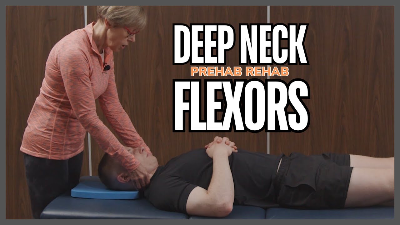 Prehab Rehab Exercises for the Deep Neck Flexors - YouTube