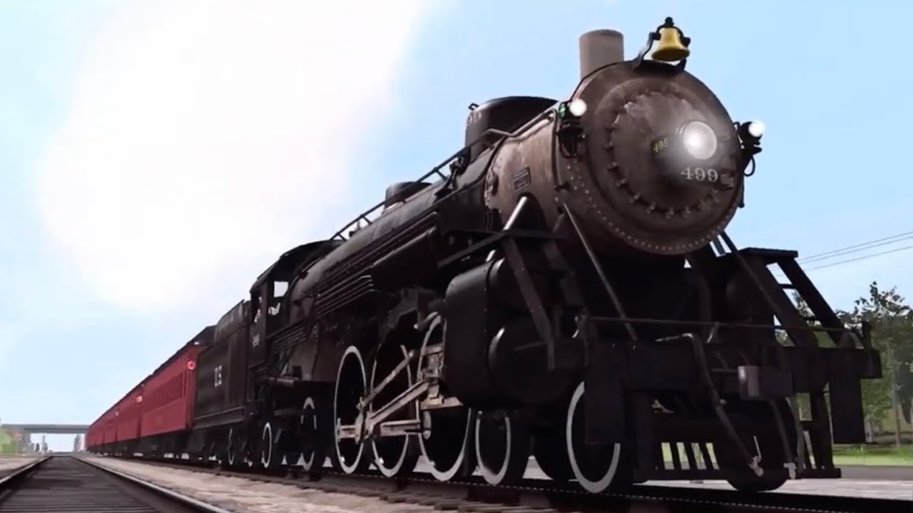 Trainz Simulator 3 gameplay | American steam locomotives 🇺🇸 - YouTube