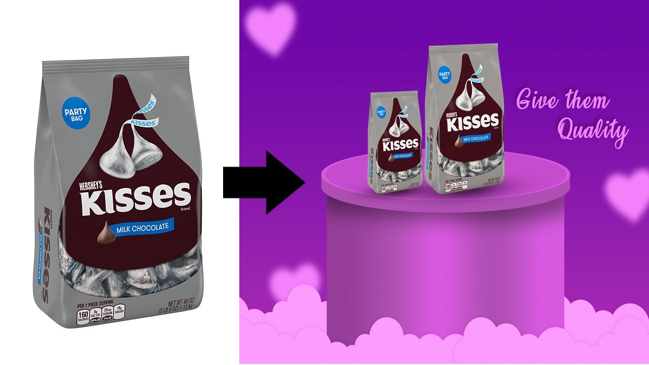 Attractive Kisses Chocolate Manipulation in #photoshop - Full # ...