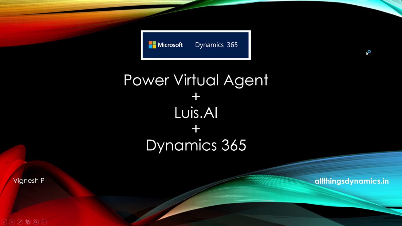 Integrate Dynamics 365 + Power Virtual Agent + LUIS.AI || Part 1 ...