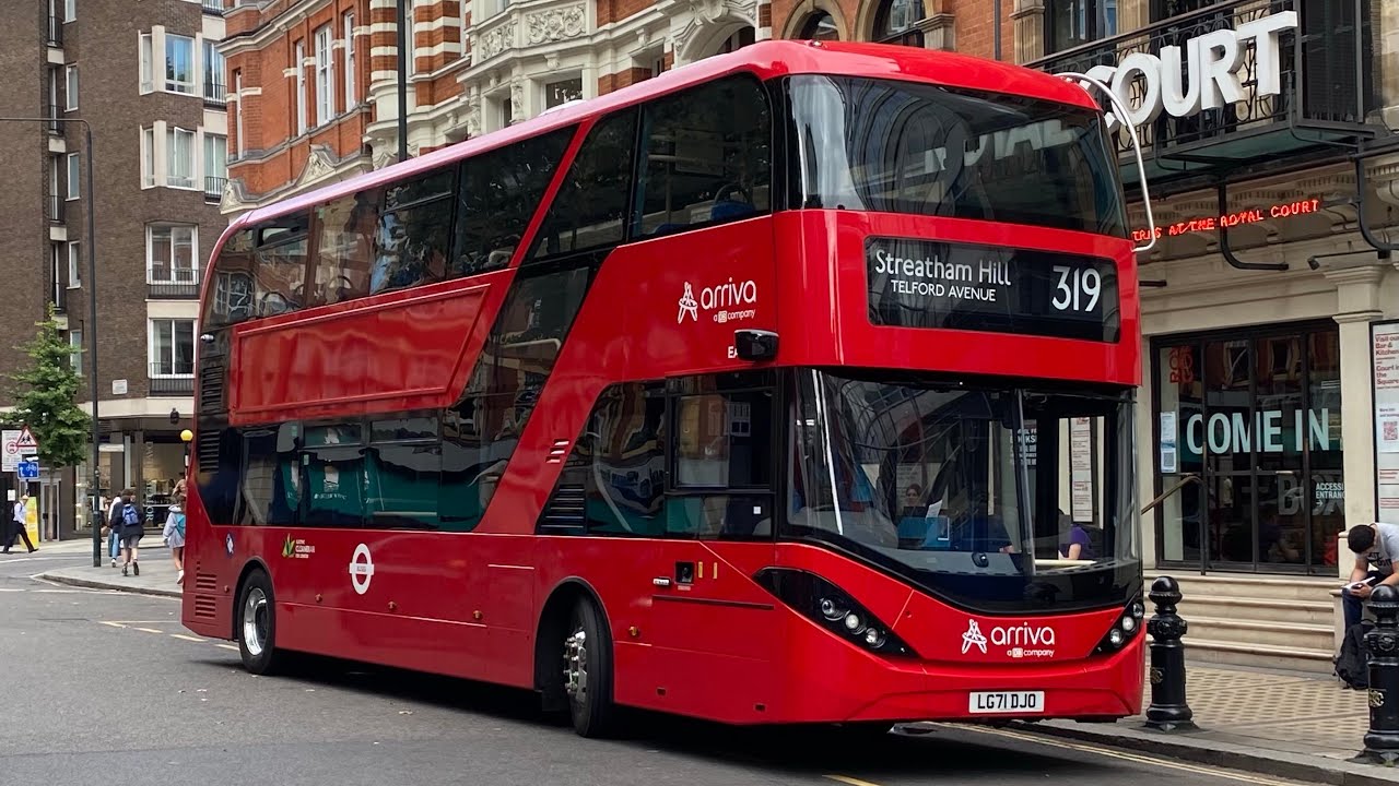 *BRAND NEW* Arriva London Route 319 | ADL Enviro 400 EV (EA2, LG21DJO ...