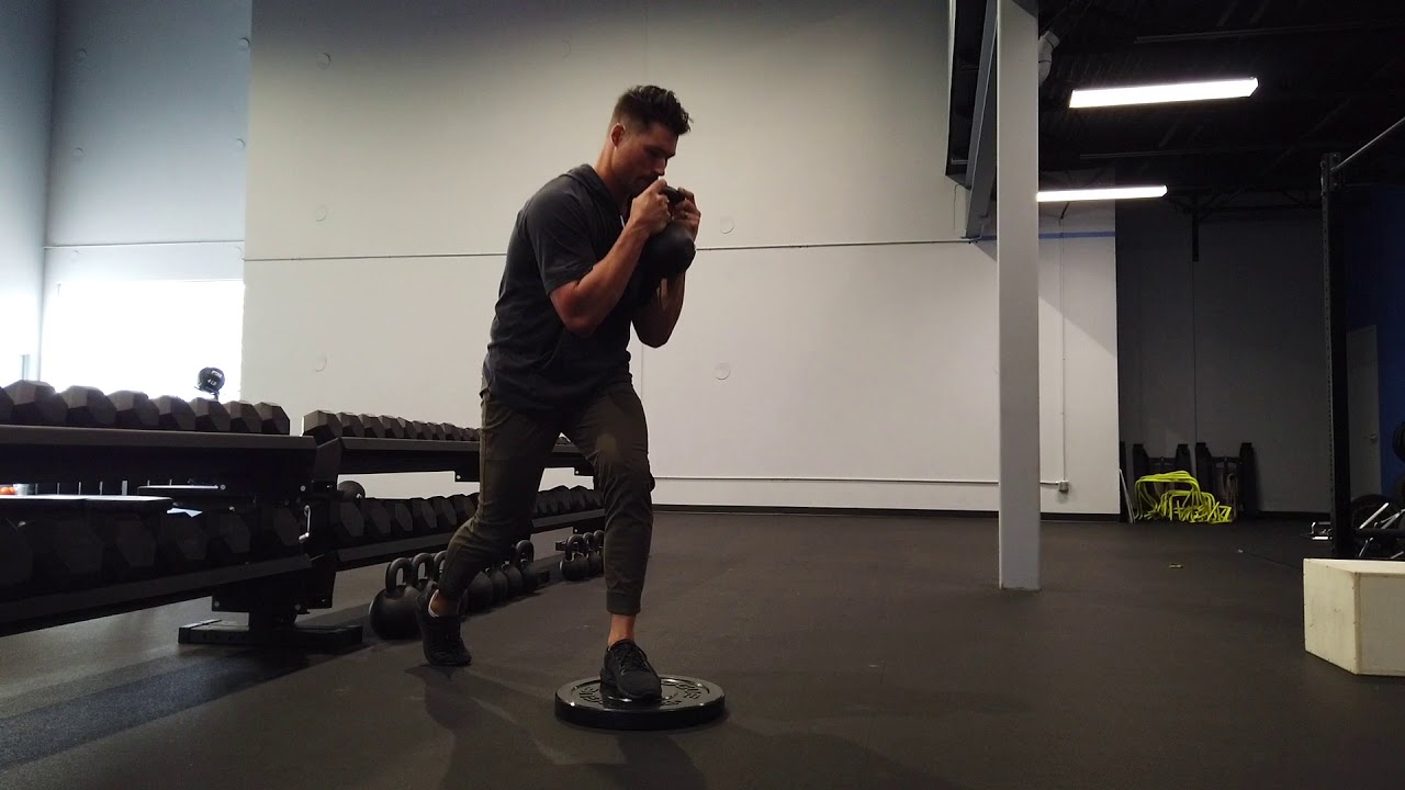 Goblet FFE Split Squat - YouTube