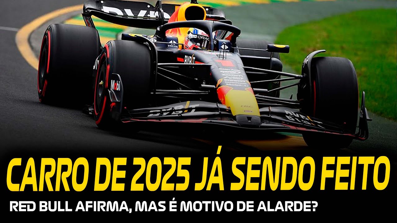 RED BULL AFIRMA QUE RB21 (2025) ESTÁ SENDO DESENVOLVIDO! MAS É MOTIVO ...