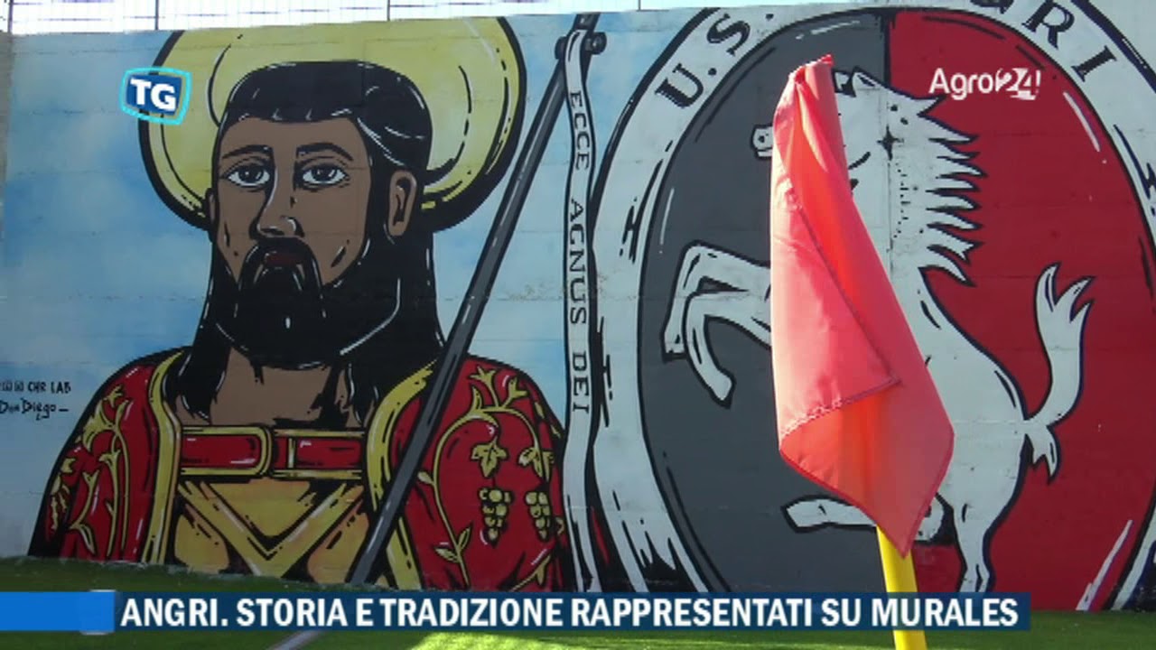 Angri. Salerno. Storia e tradzione rappresentati su un murale - YouTube