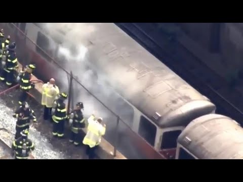 MBTA Orange Line Track Fire - YouTube