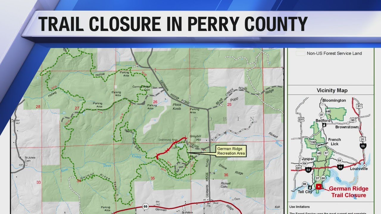 Trail closing in Perry County - YouTube