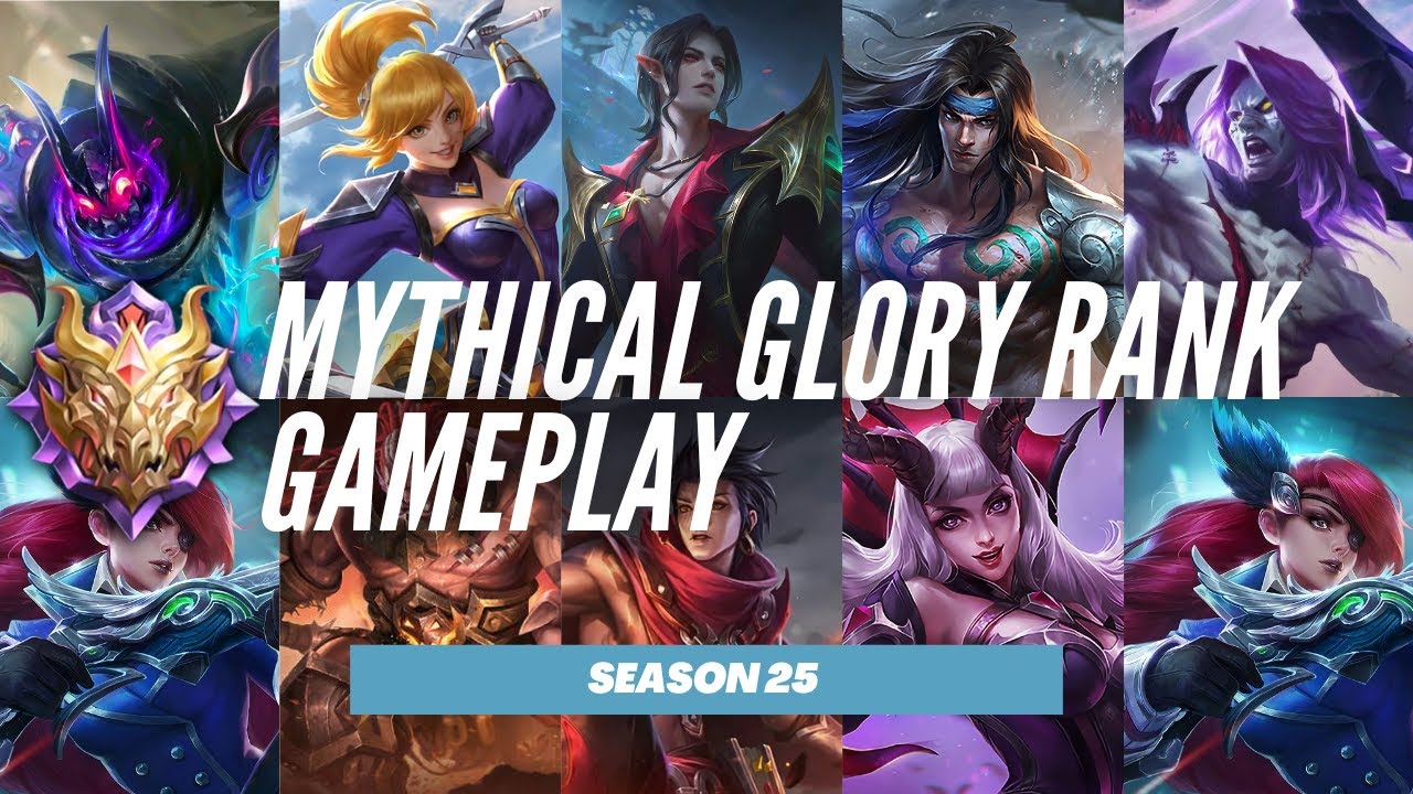 Duo Mythical Glory Rank Gameplay - Season 25 - Gloo & Cecilion | Mobile ...