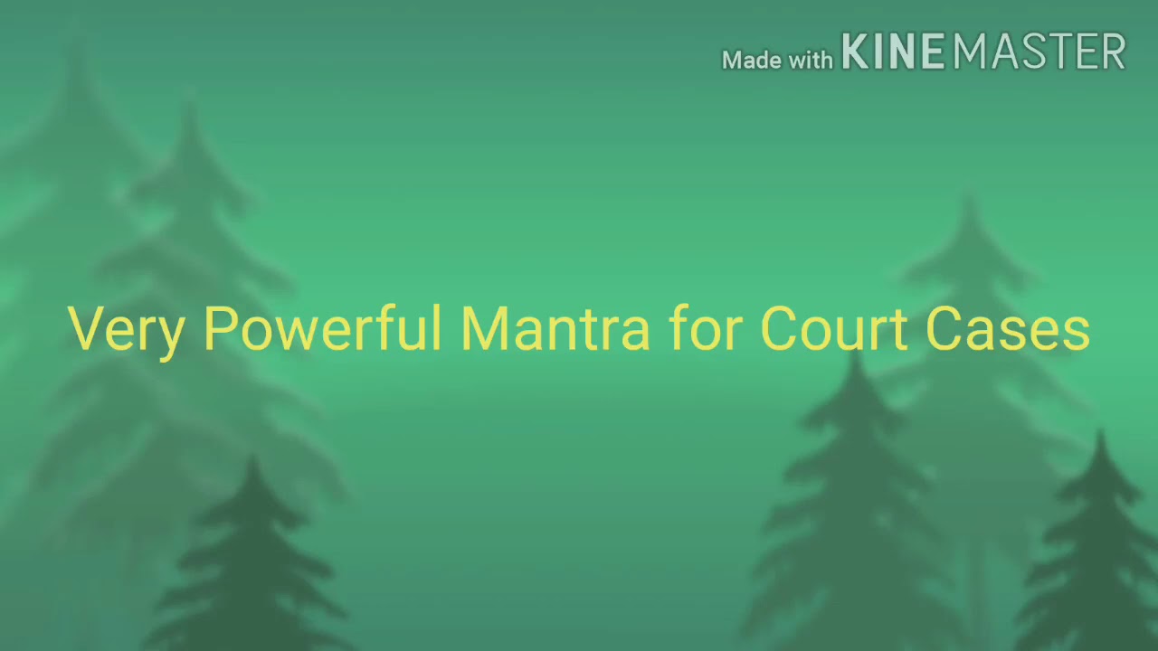 Powerful Mantra for court case,pain relief, job - YouTube