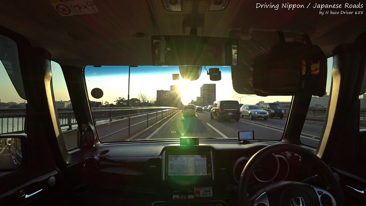【Japan National Route】Driving the Tokyo Ring Road Route 7 (Katushika to ...