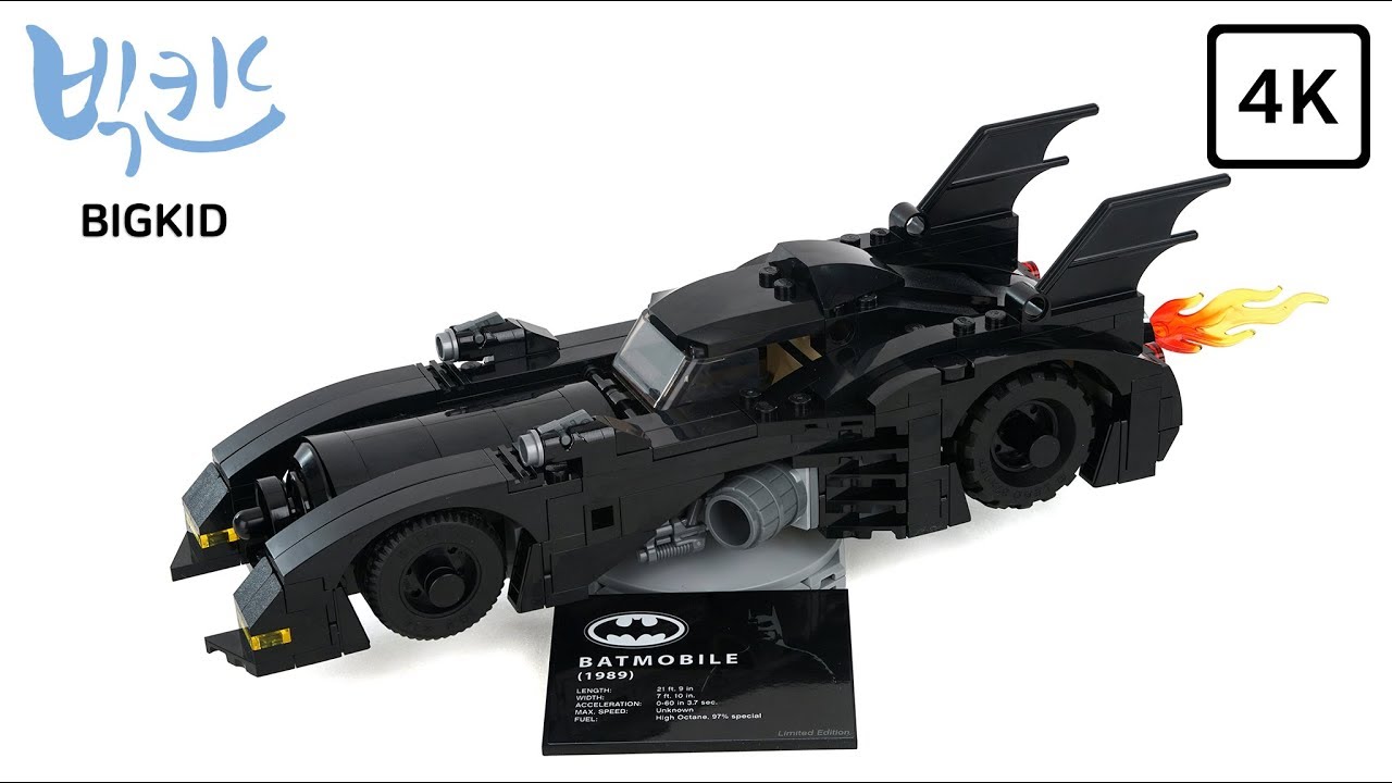 LEGO Batman 40433 1989 Batmobile - Lego Speed Build 4K - YouTube