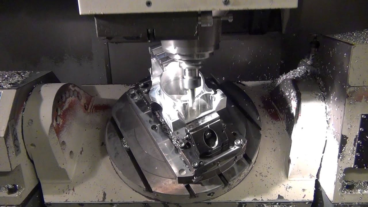 5-axis Milling of big chamfer - YouTube
