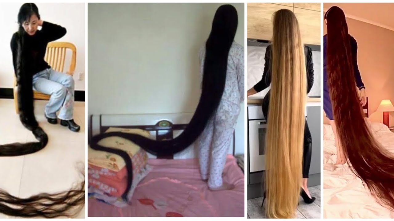 Longest Hair in the world🤯😱| Most beautiful Hair| Real life Rapunzels ...