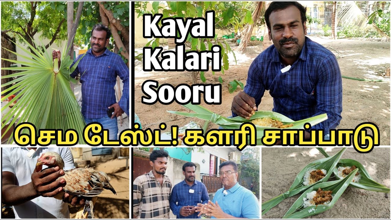 பனை ஓலையில் எங்க ஊரு களரி சோறு / Kalari Sooru / Vlog / - YouTube