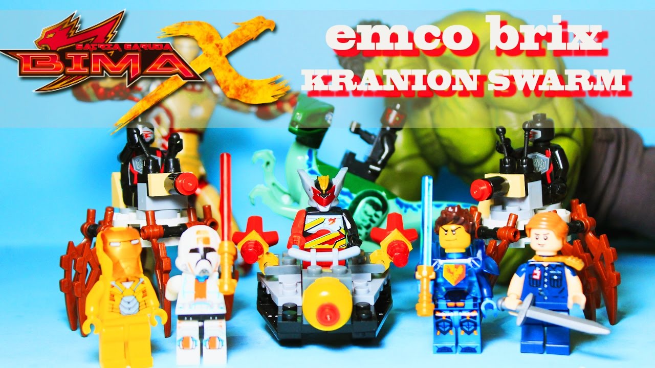 Lego Bima X Emco Brix - Kranion Swarm - Unboxing - YouTube