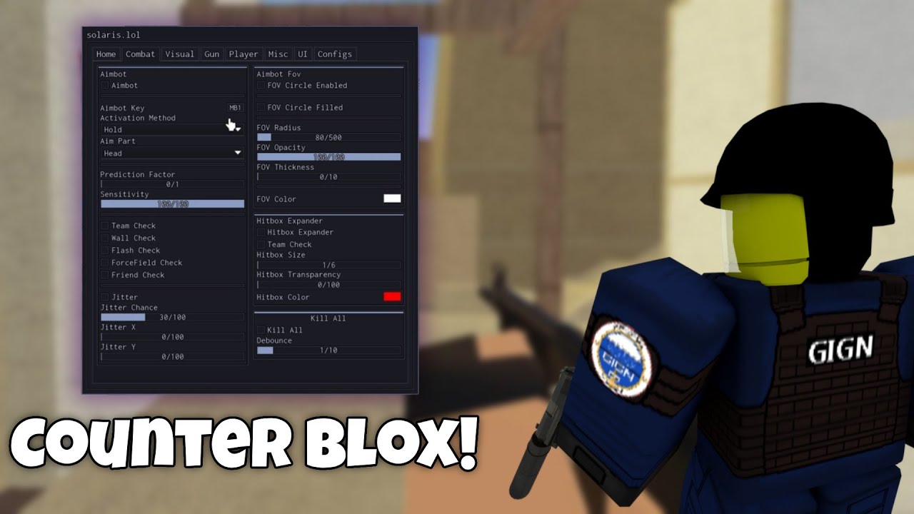 Counter Blox | Aimbot, Rage, Bhop, Inf money | WORKS ON SOLARA - YouTube