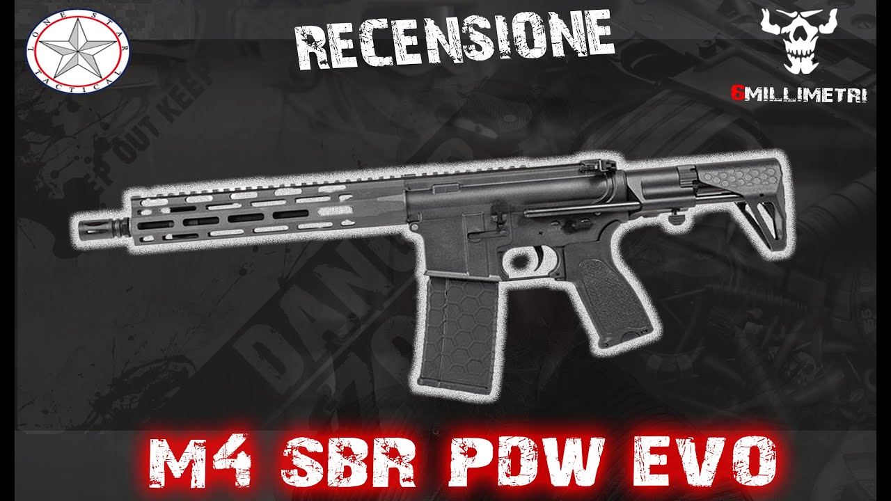 -RECENSIONE- EVOLUTION EVO ULTRA LITE M4 SBR PDW - BLACK [ LONE STAR ...