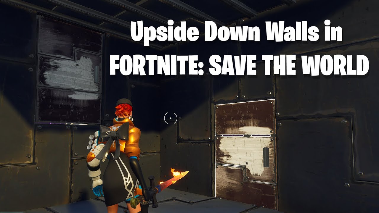 [PATCHED] How To Place Upside-Down Walls | Fortnite STW Glitch - YouTube