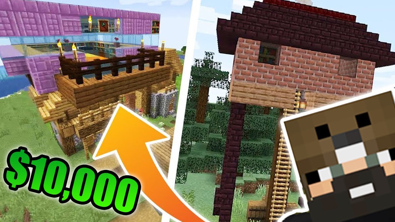 Minecraft House Building Challenge - YouTube