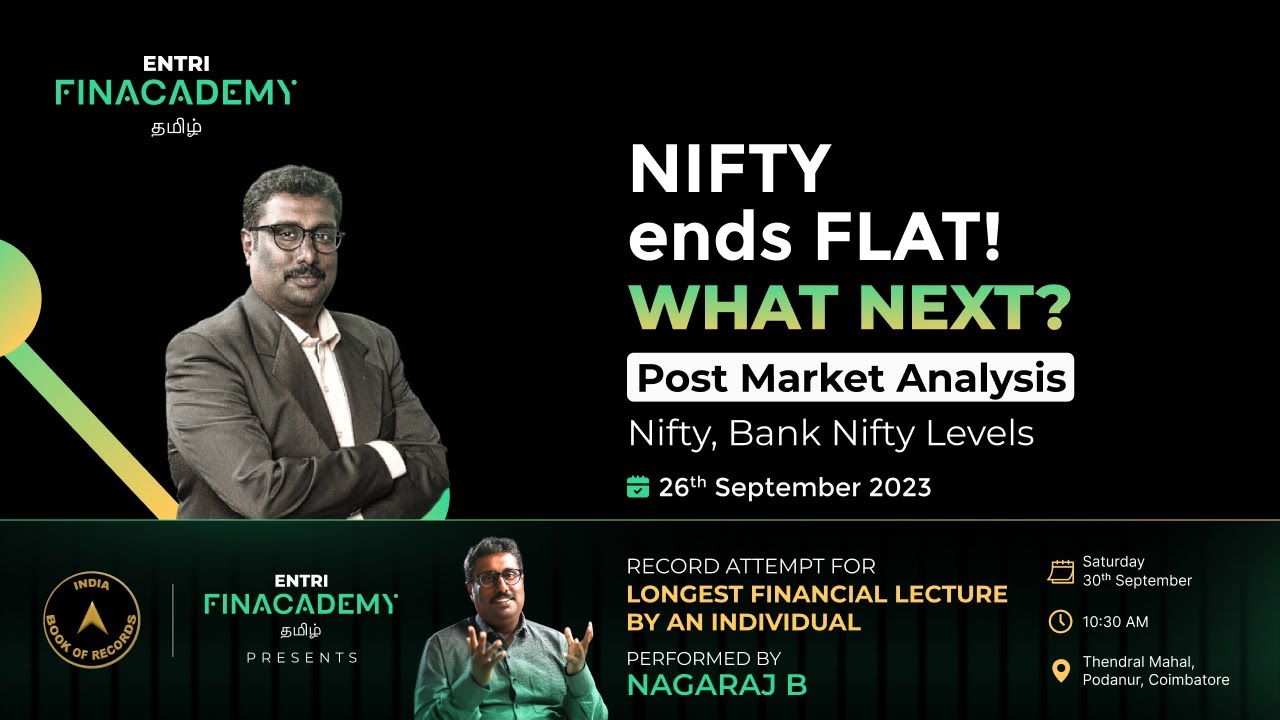 Post Market Session 26th September 2023| Entri Finacademy - YouTube