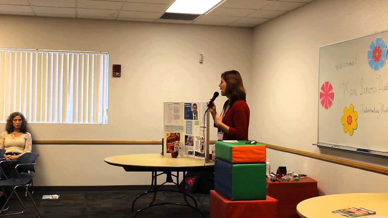 Kathy Inman introduces the Mesa Seniors Health & Wellness Luncheon ...