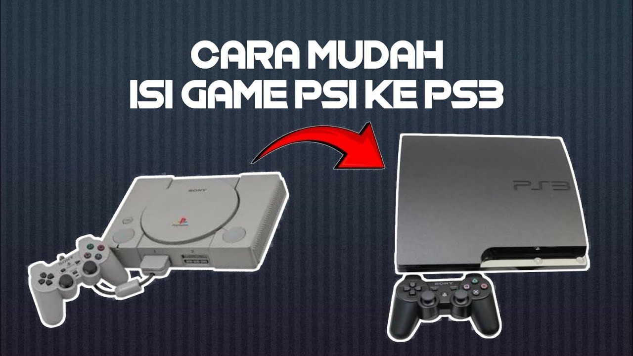 CARA ISI GAME PS1 KE PS3 - YouTube