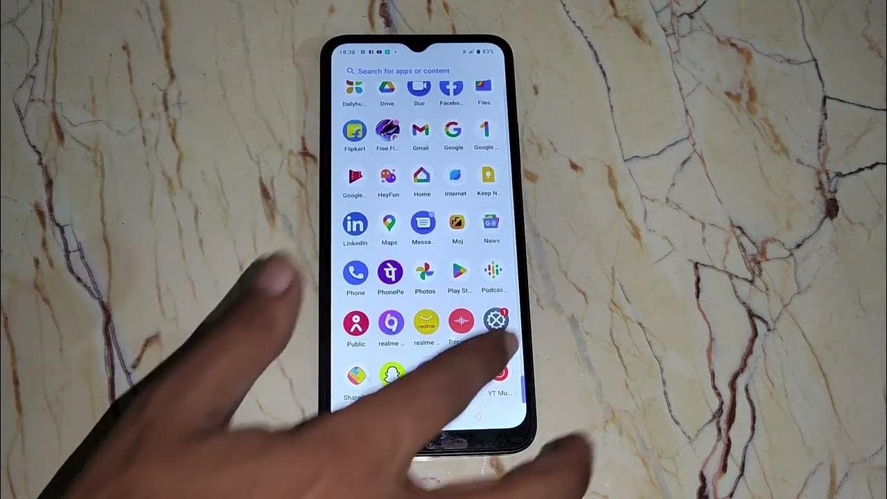 How to set alarm songs in realme c20, sound mobile setting - YouTube