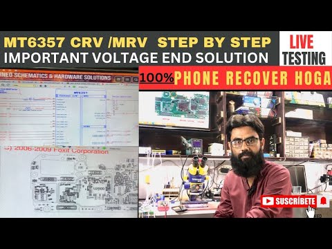 ALL MTK MOBILE PM 6357crv or mrv boot sequence ||voltage checking step ...