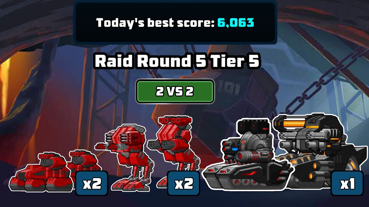 Raid Round 5 Tier 5 | Best Score | New 2024 Raid Guide | Supermechs ...