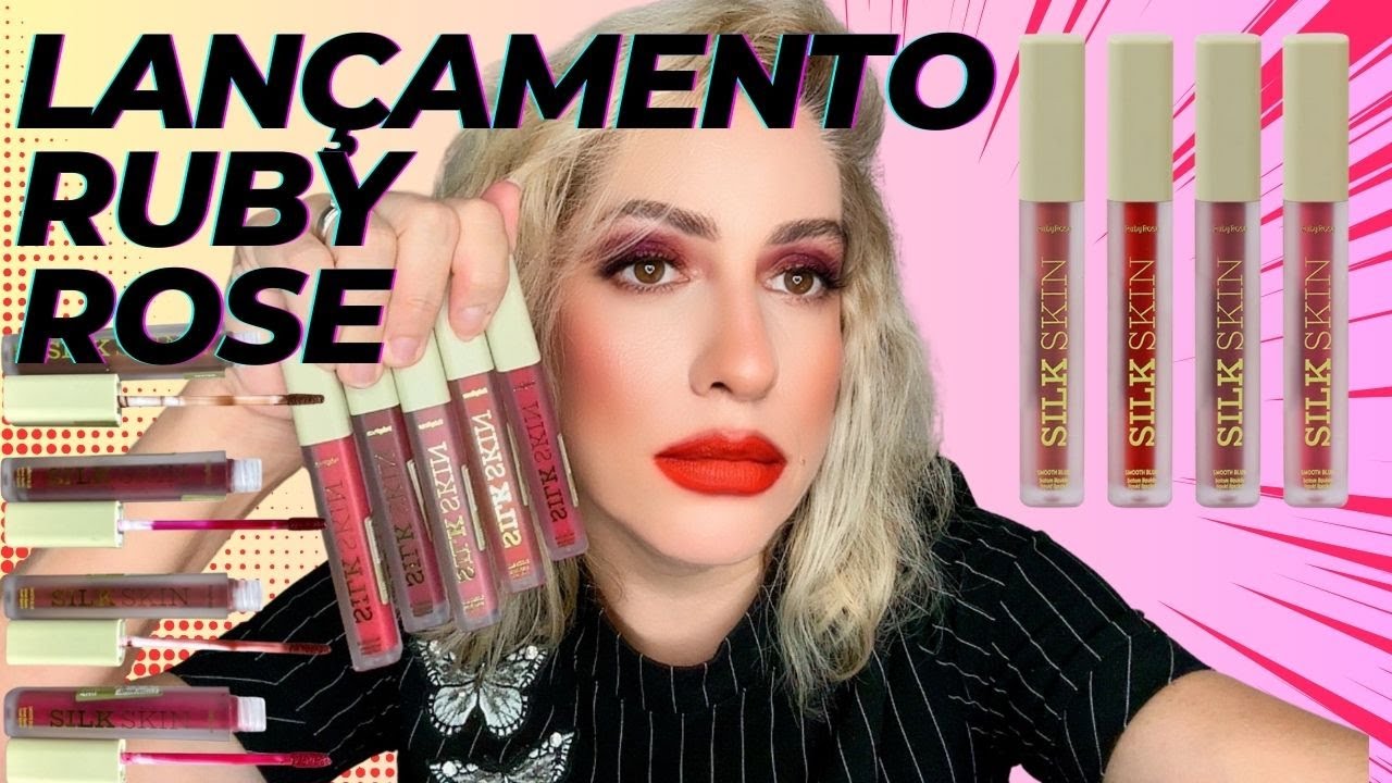 RUBY ROSE💄BATOM LÍQUIDO SILK SKIN 💋#rubyrose #batom - YouTube