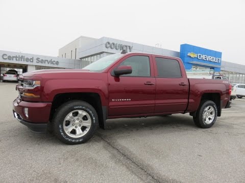 2017 Silverado LT Z71 Siren Red - YouTube