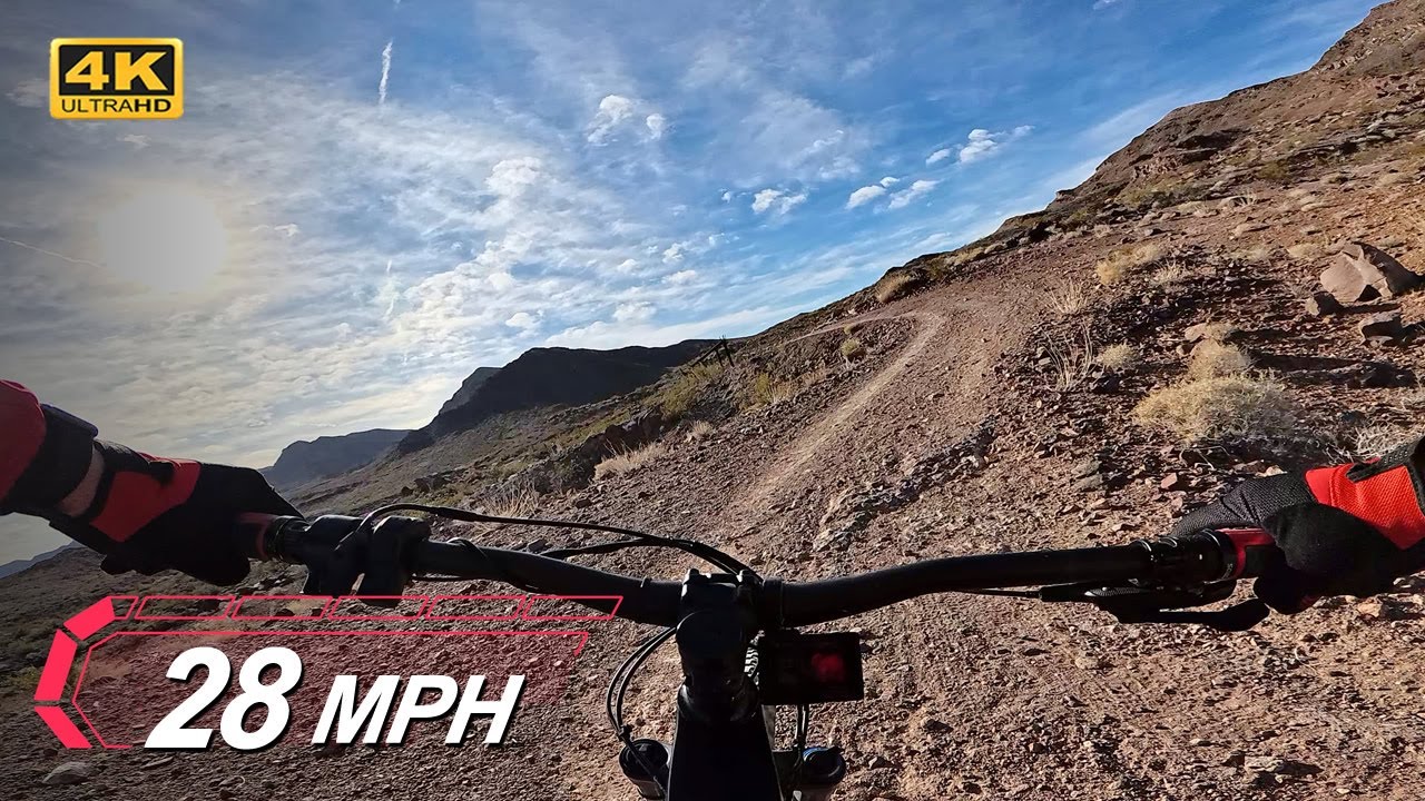 High Intensity Virtual Bike Ride on 2,300W EMTB | No Music 8 Mile ...