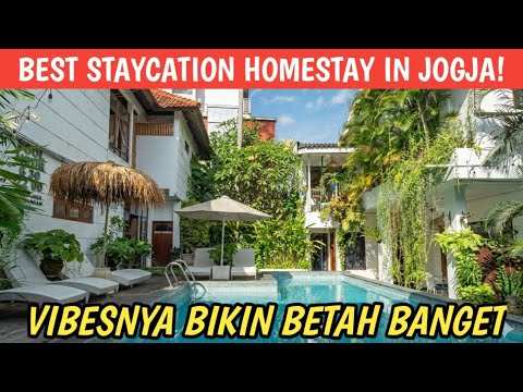 BEST STAYCATION IN JOGJA! HOMESTAY INI BIKIN BETAH BANGET | TOUR KAMAR ...