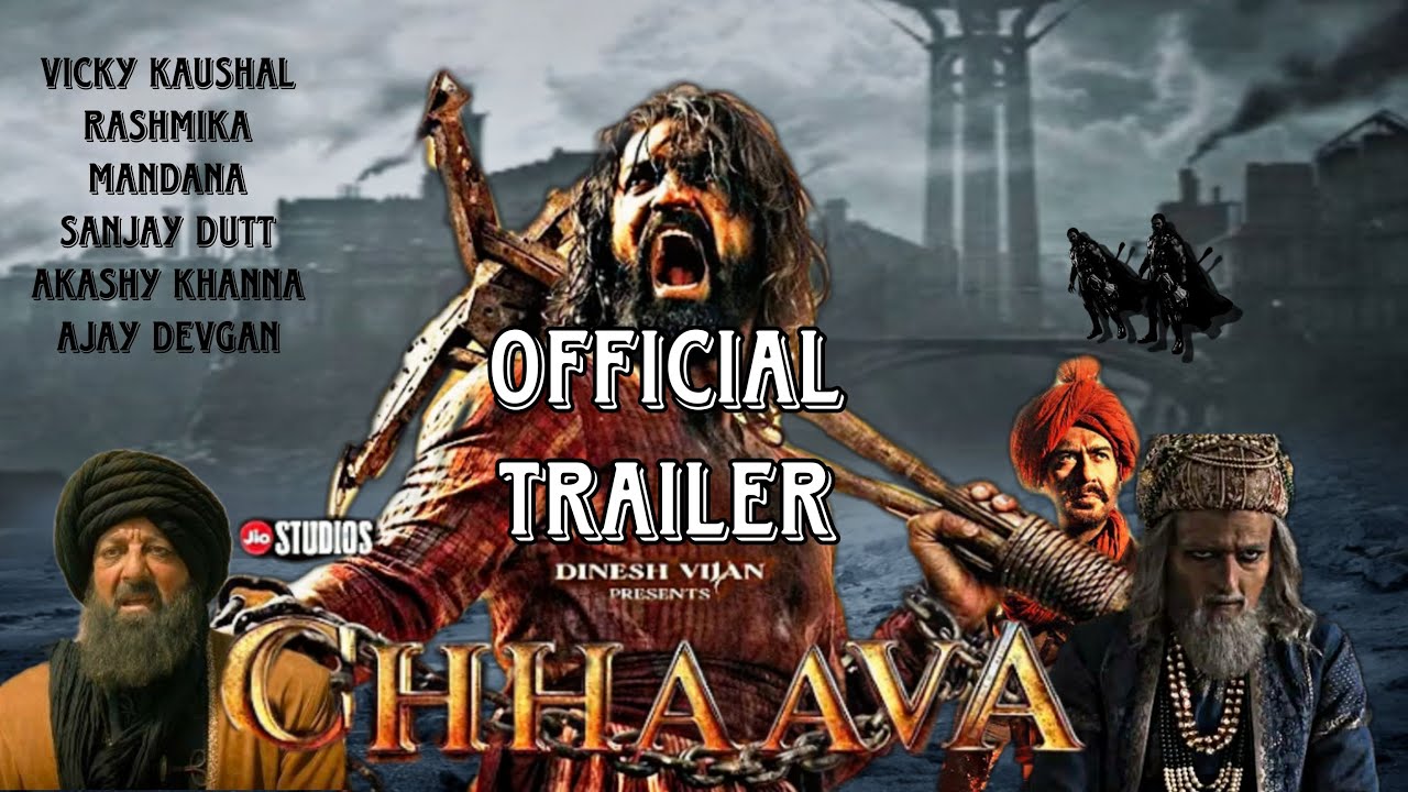 Chhaava: Official Trailer | Vicky kaushal | Rashmika Mandana |Akashy ...