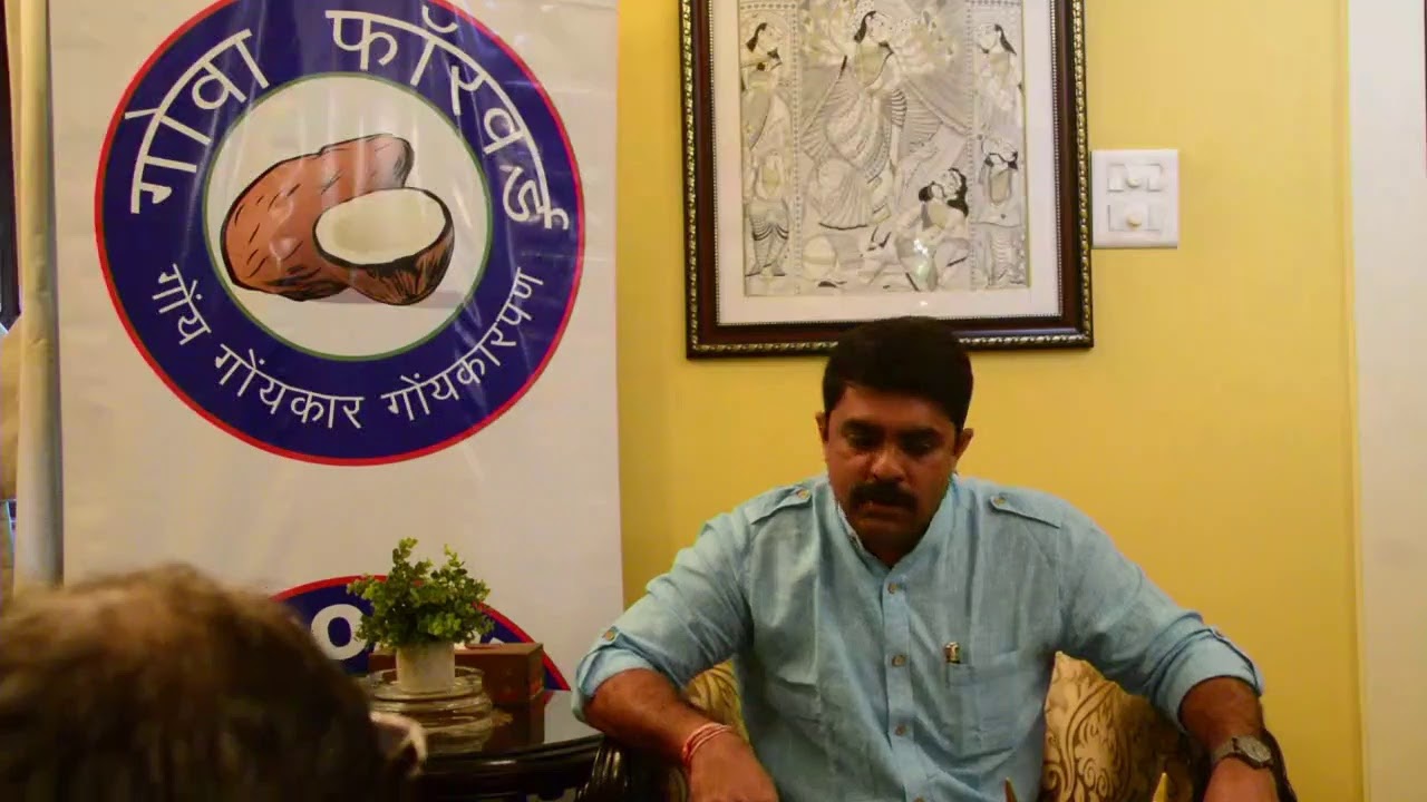 Press briefing by Goa Forward Party President Vijai Sardesai - YouTube