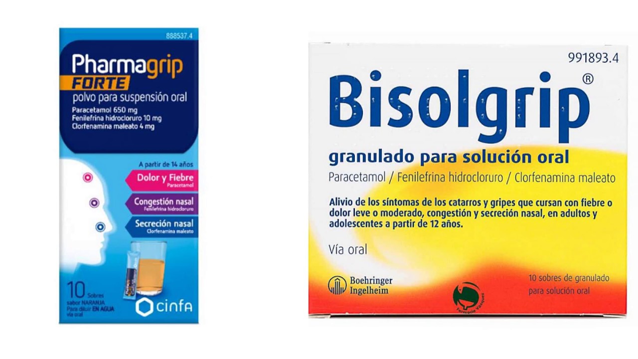Bisolgrip VS Pharmagrip - Cuál es mejor para la gripe - YouTube