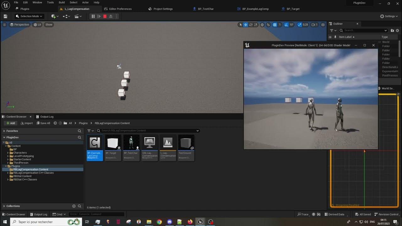 Unreal Engine - Lag Compensation Plugin v0.4 - Setup - YouTube