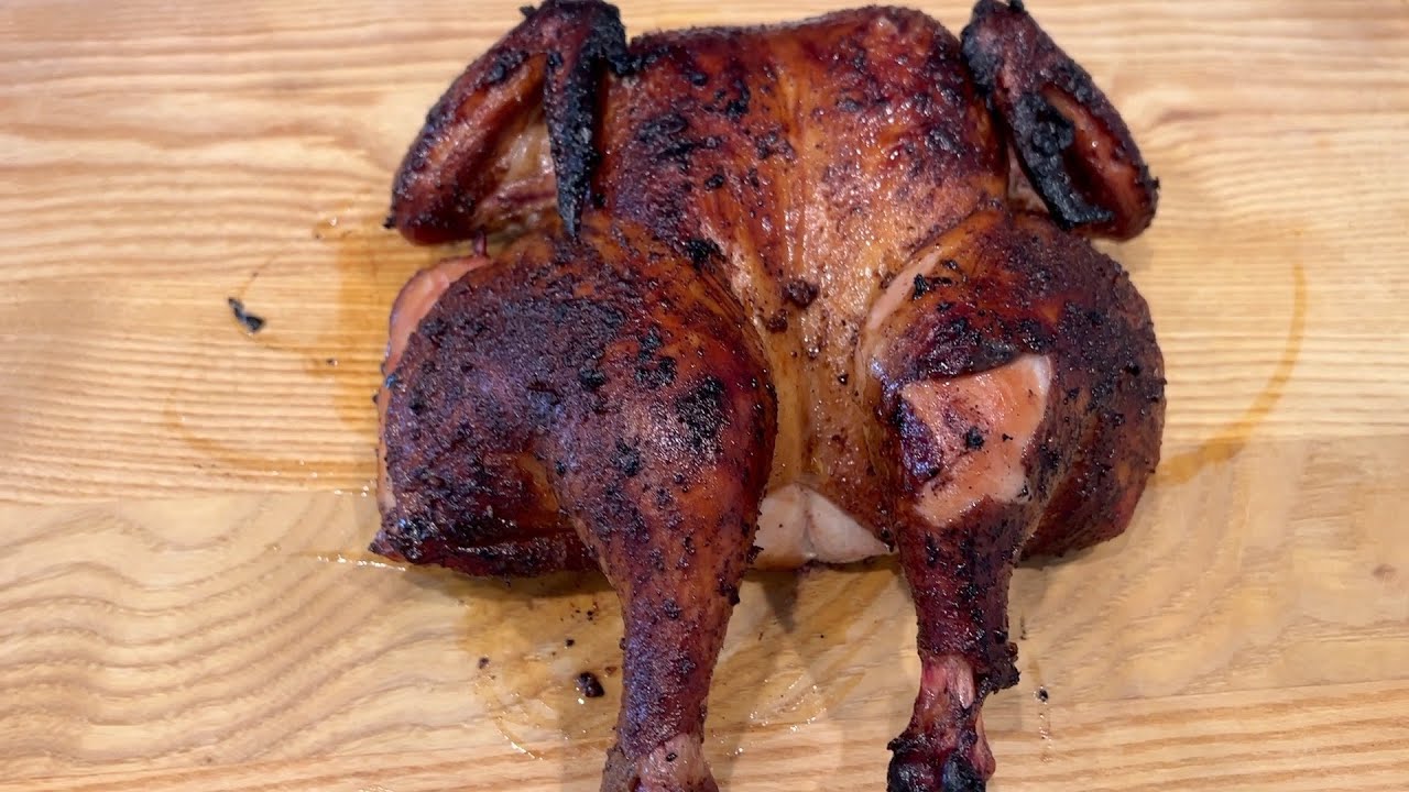 Smoke & Sizzle Spatchcock Chicken Maple & Mountain Dew Marinade - YouTube