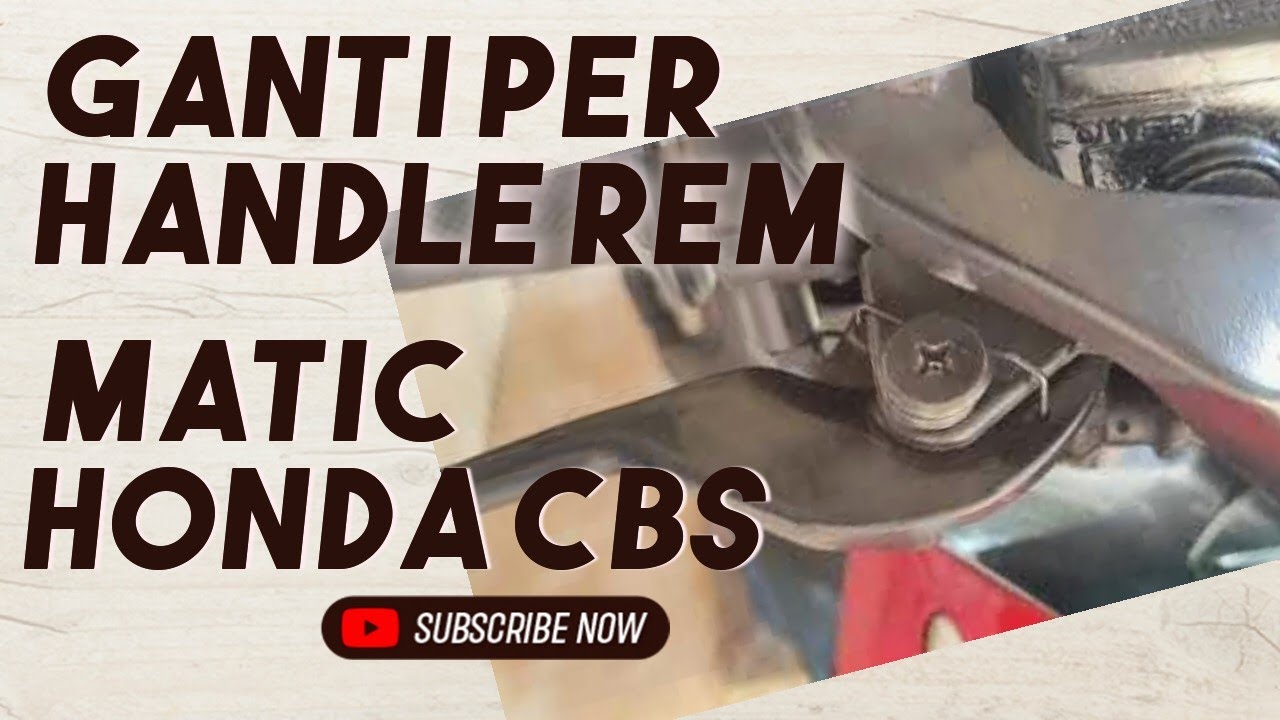 Ganti Per Handle Rem Matic Honda Vario / Beat CBS ‼️⁉️ - YouTube