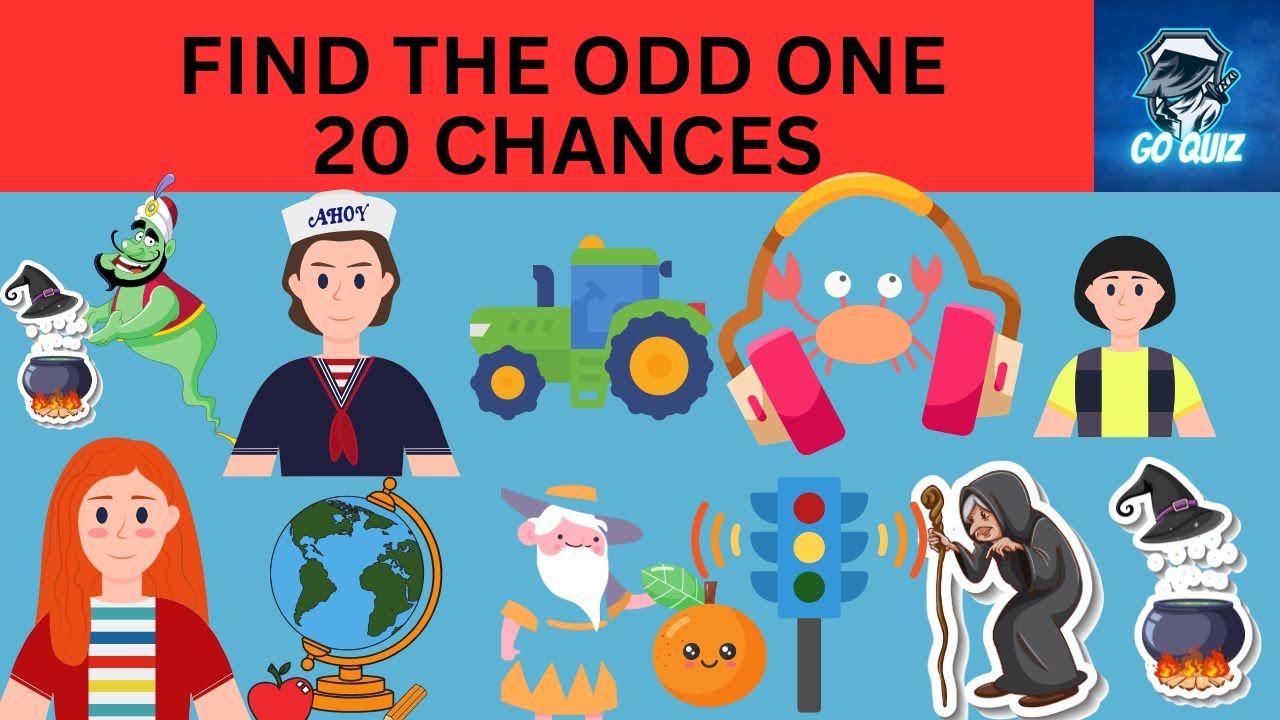 20 Riddles to Find the Odds (Part 1 ) | Go Quiz | Test Yourself | 20 ...