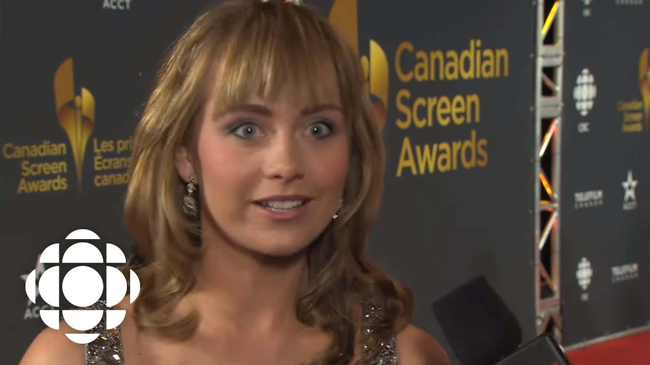 Amber Marshall on the Canadian Screen Awards Red Carpet | CBC Connects ...