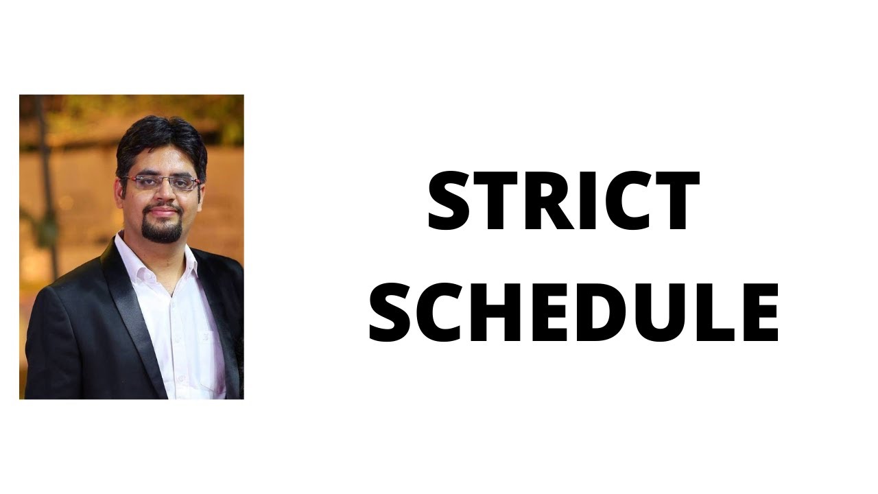 157. strict schedule - YouTube