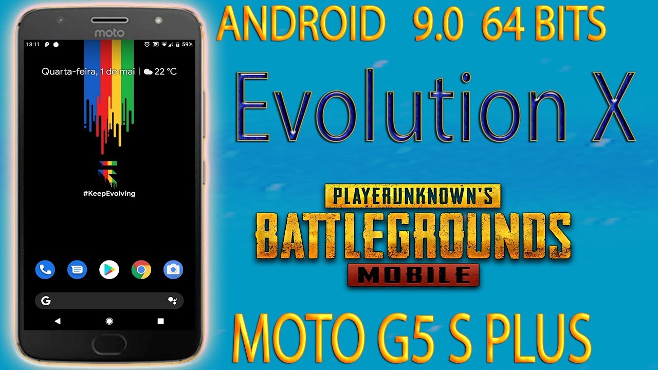 📲Evolution X [AOSP](OFFICIAL)🔴 PUBG MOBILE ATT 0.12📲Moto G5s Plus Sanders xt1802 - YouTube