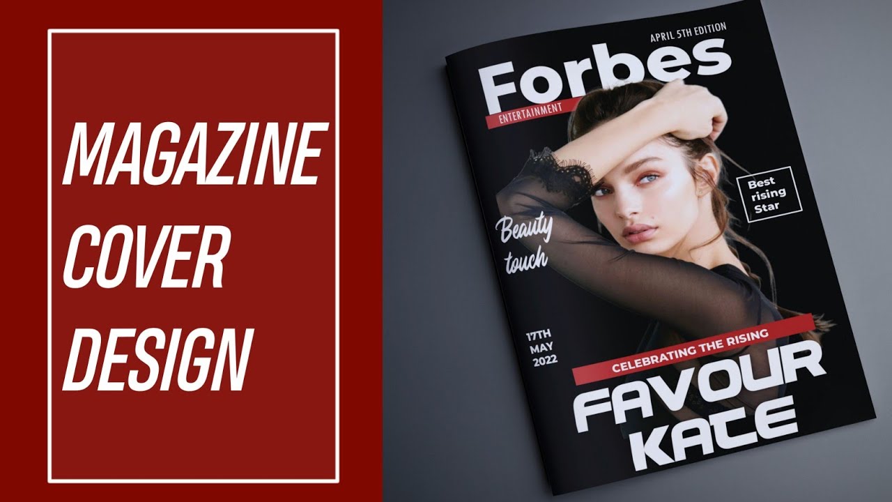 How to create a magazine cover Design on pixellab #Timigraphics - YouTube